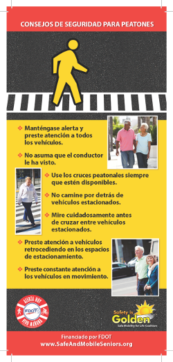 Tip Card: ATAT Parking Lot Safety Tip Card (Spanish)