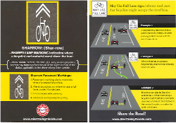 Tip Card: ATAT Sharrow: Shared Lane Marking
