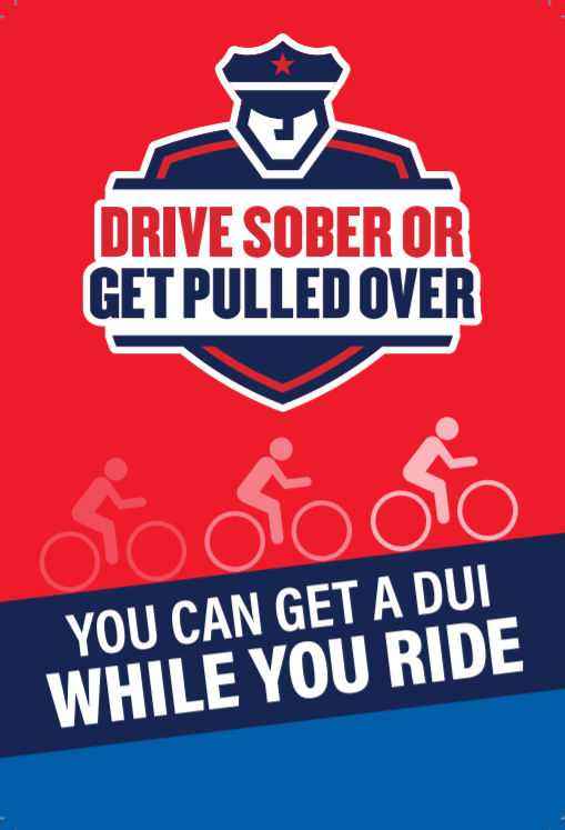 Tip Card - Drive Sober - You Can Get a DUI While You Ride